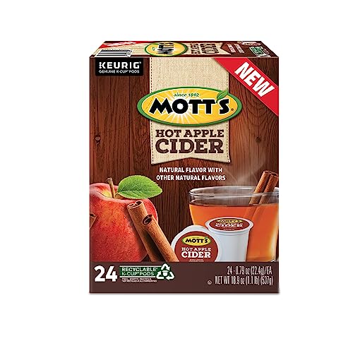 Mott's Apple Cider, Keurig Single-Serve K-Cup Pods, 96 Count (4 Packs of 24)