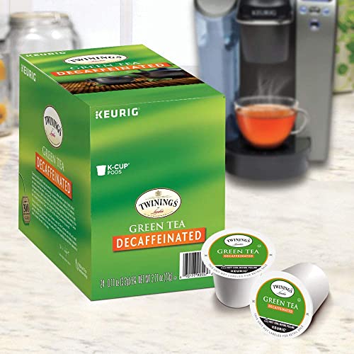 Twinings Green Tea Decaf Keurig K-Cups, Smooth Flavor, Enticing Aroma, 48 Count