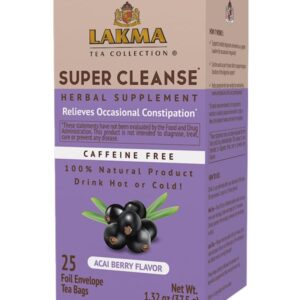 Lakma Super Cleanse Tea with Acai Berry - 25 Tea Bags