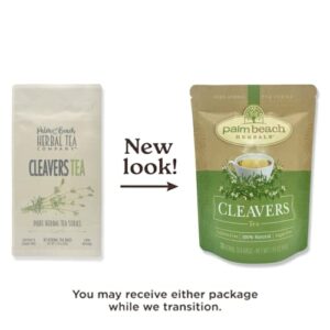 Cleavers Tea - Pure Herbal Tea Series by Palm Beach Herbals (30ct) [Packaging May Vary]