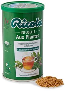 ricola instant herbal tea, 200g can