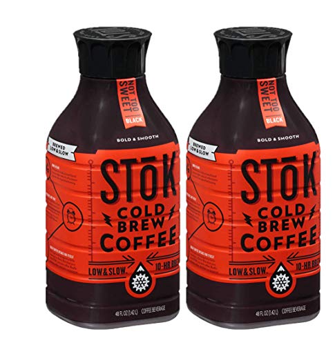 SToK Cold Brew Coffee 48oz. Bottles (2 pack) (Not Too Sweet)