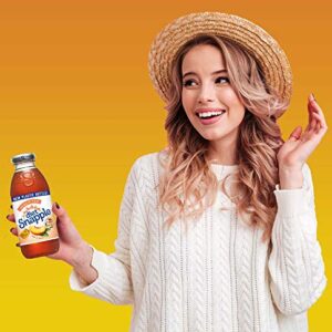 Diet Snapple Peach Tea, 16 fl oz (12 Plastic Bottles)