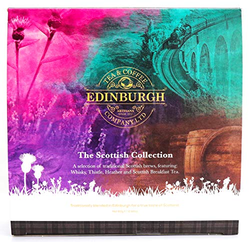 Edinburgh Tea & Coffee Company, The Scottish Collection 4-Flavor Variety Pack, 40-Count Tea Sachets