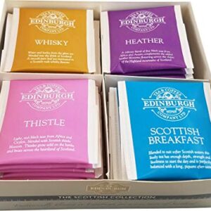 Edinburgh Tea & Coffee Company, The Scottish Collection 4-Flavor Variety Pack, 40-Count Tea Sachets