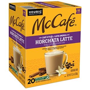 McCafe Cafe Styles of Latin America Horchata Latte, Keurig Single Serve K-Cup Coffee Pods, 20 Count