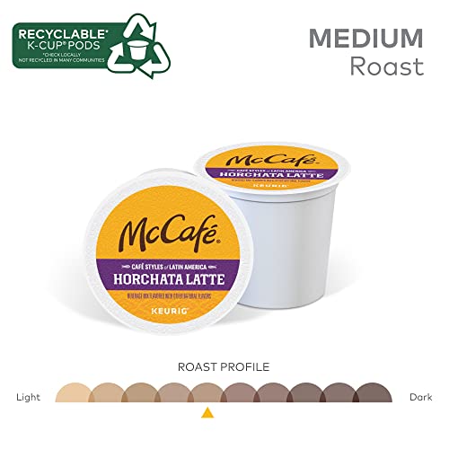 McCafe Cafe Styles of Latin America Horchata Latte, Keurig Single Serve K-Cup Coffee Pods, 20 Count