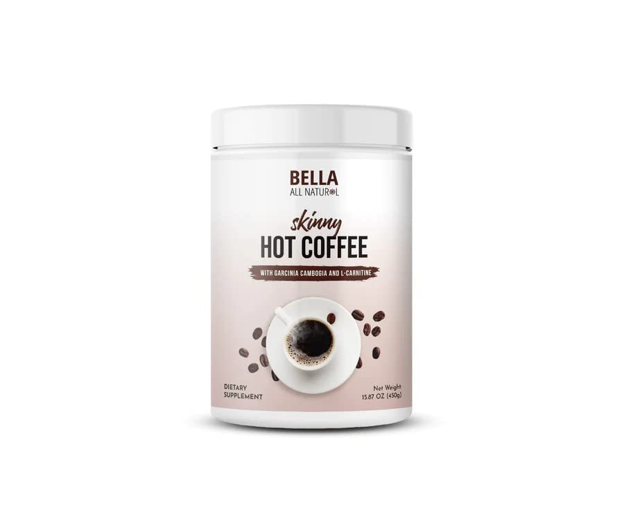 Bella All Natural Skinny Hot Coffee - Good Taste - 500 Grams