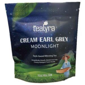 Tealyra - Cream Earl Grey - Classic Black Loose Leaf Tea - Citrusy with Vannilla Flavor - Fresh Award Winning Tea - Medium Caffeine - All Natural Ingredients - 200g (7-ounce)