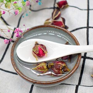 Dian Mai Rose tea Rose Bud Herbal Tea - Rich in antioxidants, Beautiful and Aromatic - Loose Leaf 100g/bag 滇迈 金边玫瑰 云南丽江新鲜无硫干金边玫瑰特级花蕾 100克