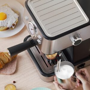 Gevi Espresso Machine High Pressure,compact espresso machines with Milk Frother Steam Wand,Professional Coffee，Cappuccino,Espresso,Latte,Macchiato Maker for home,espresso maker