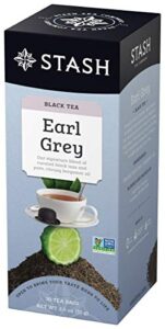 stash tea earl grey black tea, 6 boxes of 30 tea bags each (180 tea bags total)