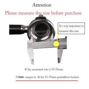 omgogo Calibrated Tamper Pressure 53mm for Coffee and Espresso