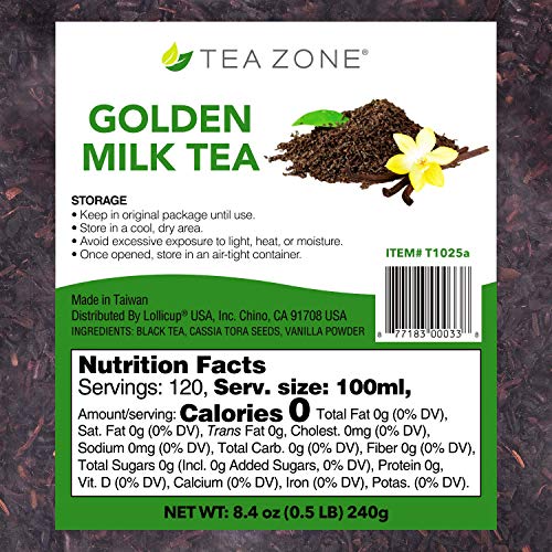 Tea Zone 8.4 oz Golden Milk Tea Bag