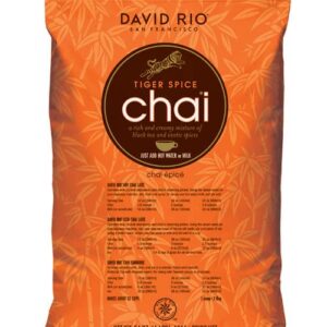 David Rio Tiger Spice Chai, Two 4 Lb. Bags