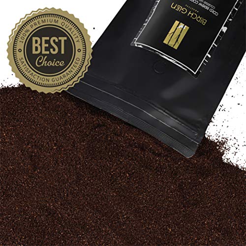 Birch Glen Roasters Cold Brew Coffee | Flavored Coarse Ground Coffee | Artisanal Roasting | Medium Roast |100% Arabica |1 LB Bag | Caramel Cream