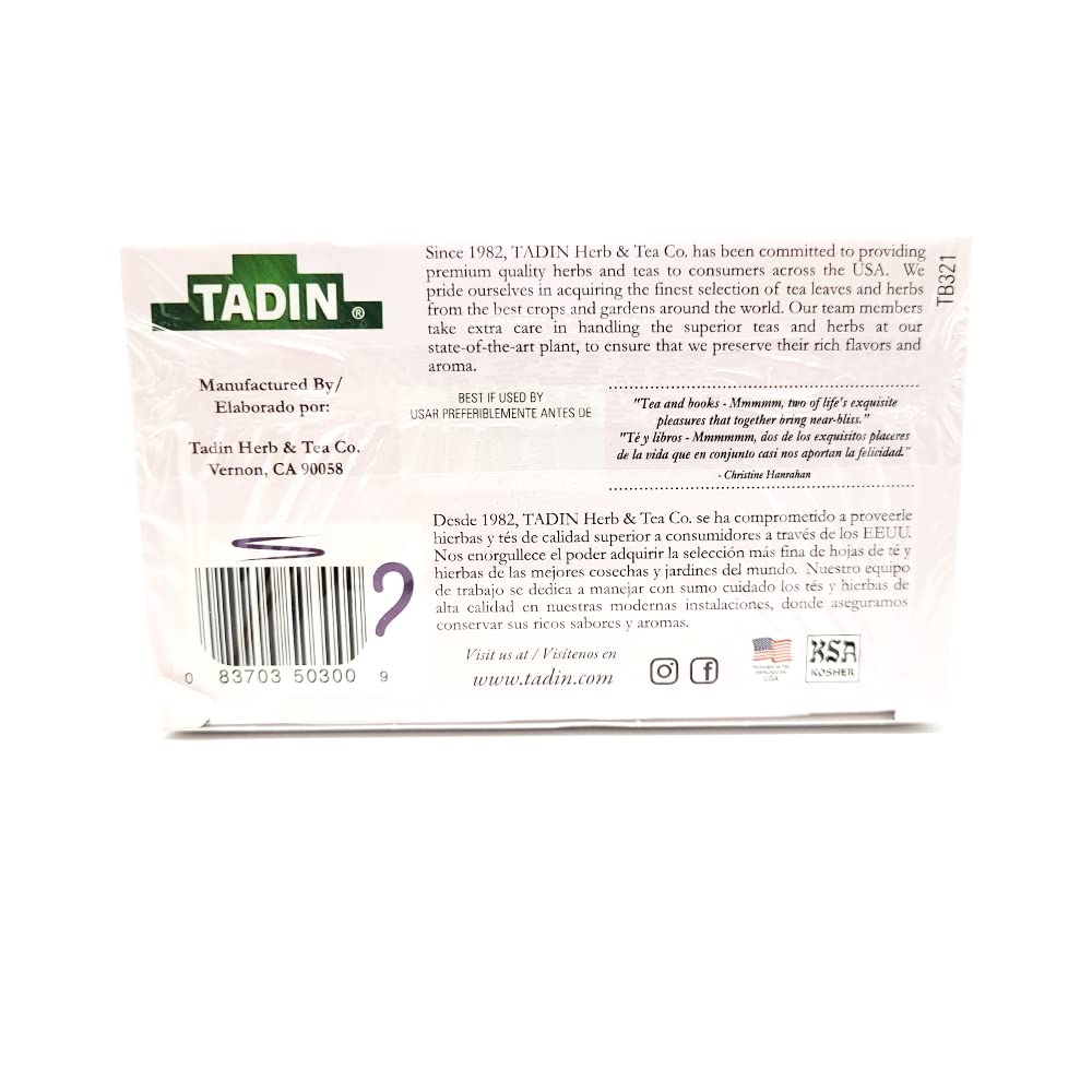 Tadin Herbal Tea Siete Azahares / Seven Blossoms. Calming, Soothing & Caffeine Free Blend. 24 Bags. 1.01 Oz - Pack of 3