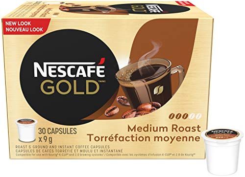 NESCAFÉ Gold Rich & Smooth Keurig K cup Capsules (Pack Of 30 Cups)