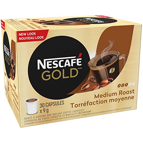 NESCAFÉ Gold Rich & Smooth Keurig K cup Capsules (Pack Of 30 Cups)