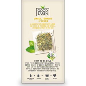 Good Earth Sensorials Ginger, Turmeric & Lemon Herbal Tea 15 ct Box