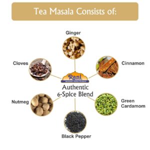 Rani Tea (Chai) Masala Indian Spice Blend 16oz (1lb) 454g Bulk PET Jar ~ All Natural | Vegan | Gluten Friendly | Salt & Sugar Free | NON-GMO | No Colors | Indian Origin