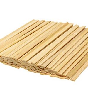 Mini Skater 5.4 Inch Bamboo Coffee Stirrers Eco Friendly Biodegradable Stir Sticks for Tea Hot Cold Beverages (100)