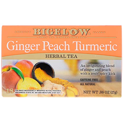 Bigelow Ginger Peach Turmeric Tea - 2 pack