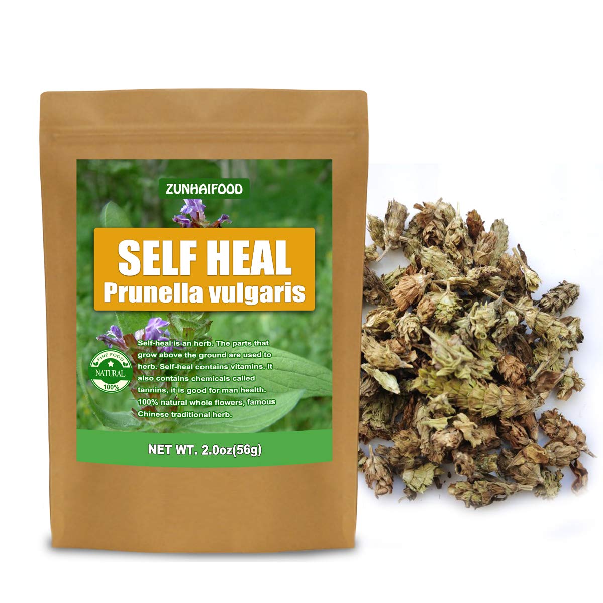 Dried Whole Self Heal Herbs, Natual Pure Self Heal, 2.0oz