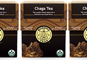 Chaga Tea - Organic Herbs (3 Packages(54 Tea Bags Total))