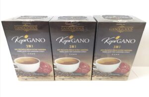 3 boxes gano cafe ganocafe 3 in 1 ganoderma coffee