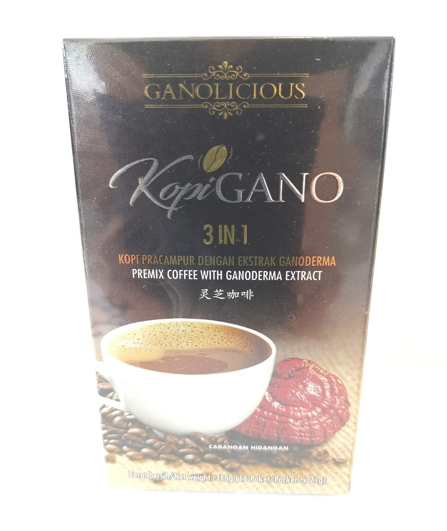 3 boxes Gano Cafe GanoCafe 3 in 1 Ganoderma Coffee