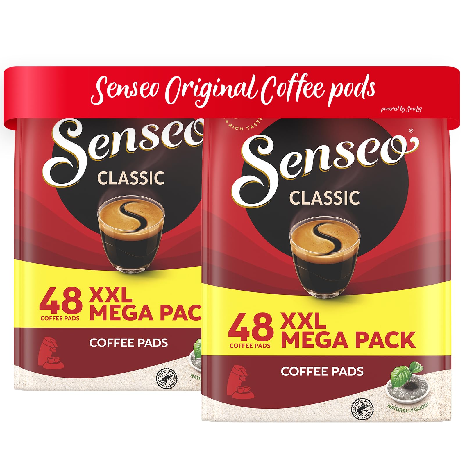 Senseo Classic Coffee Pods - Medium Roast, 96-count Pods - 2 X 48 Pack