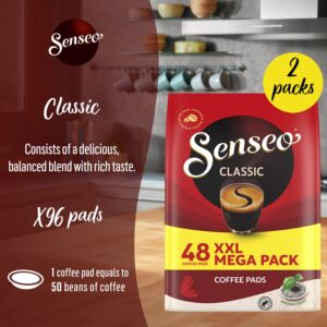 Senseo Classic Coffee Pods - Medium Roast, 96-count Pods - 2 X 48 Pack