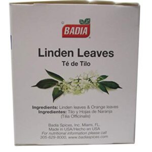 Badia Tea Bag, Linden Leaves, 25 ct Pack of 2