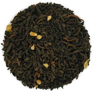 english tea store loose leaf, scottish caramel toffee pu-erh, 4 oz