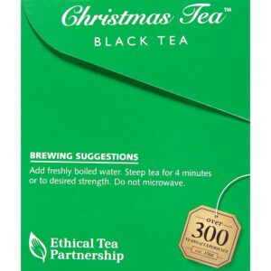 Twinings Christmas Tea - Black Tea Blended with Spicy and Aromatic Clove and Cinnamon, Tea Bags Individually Wrapped, 20 Count Ea (Pack of 4)