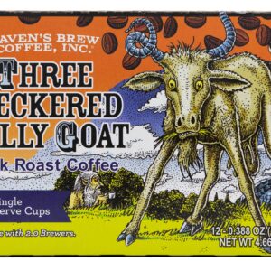 Raven’s Brew Coffee High Caffeine Dark Roast K-Cup Compatible Single Serve Pods — Three Peckered Billy Goat 12ct