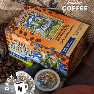 Raven’s Brew Coffee High Caffeine Dark Roast K-Cup Compatible Single Serve Pods — Three Peckered Billy Goat 12ct