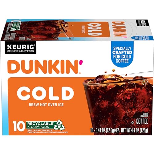 Dunkin' Cold, 10 Keurig K-Cup Pods