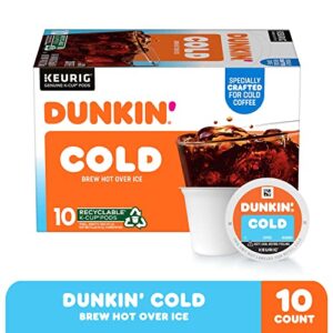 Dunkin' Cold, 10 Keurig K-Cup Pods