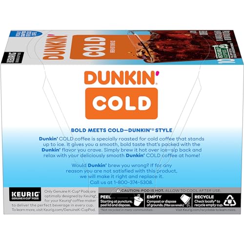 Dunkin' Cold, 10 Keurig K-Cup Pods