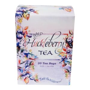 huckleberry haven wild huckleberry tea (20 teabags)