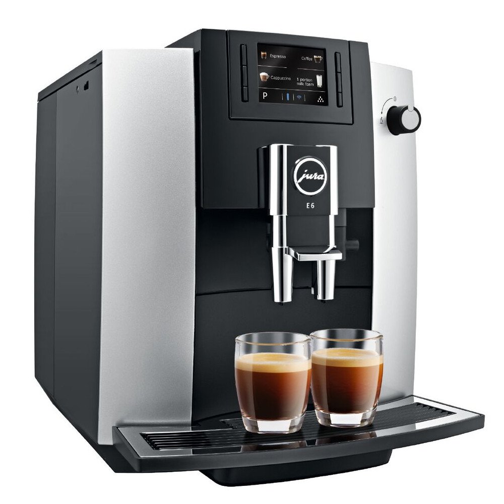 Jura E6 Automatic Coffee Center,1892.71 liters, Platinum