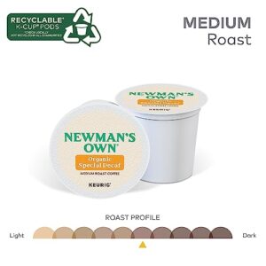 Newman's Own Organics Newman's Special Decaf Keurig Single-Serve K-Cup Pods, Medium Roast Coffee, 24 Count