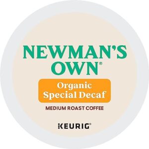 Newman's Own Organics Newman's Special Decaf Keurig Single-Serve K-Cup Pods, Medium Roast Coffee, 24 Count