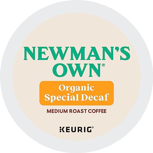 Newman's Own Organics Newman's Special Decaf Keurig Single-Serve K-Cup Pods, Medium Roast Coffee, 24 Count