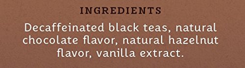 Stash Tea Decaf Chocolate Hazelnut Black Tea - Decaf, Non-GMO Project Verified Premium Tea with No Artificial Ingredients, 18 Count (Pack of 6) - 108 Bags Total