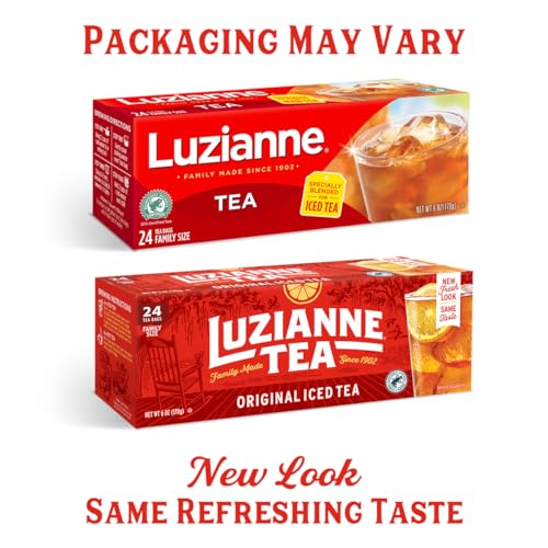 Luzianne Specially Blended Iced Tea Bags, 24 Count