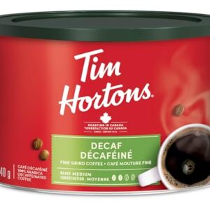 Tim Horton's Decaf, Ground Coffee, 640g {Imported from Canada}