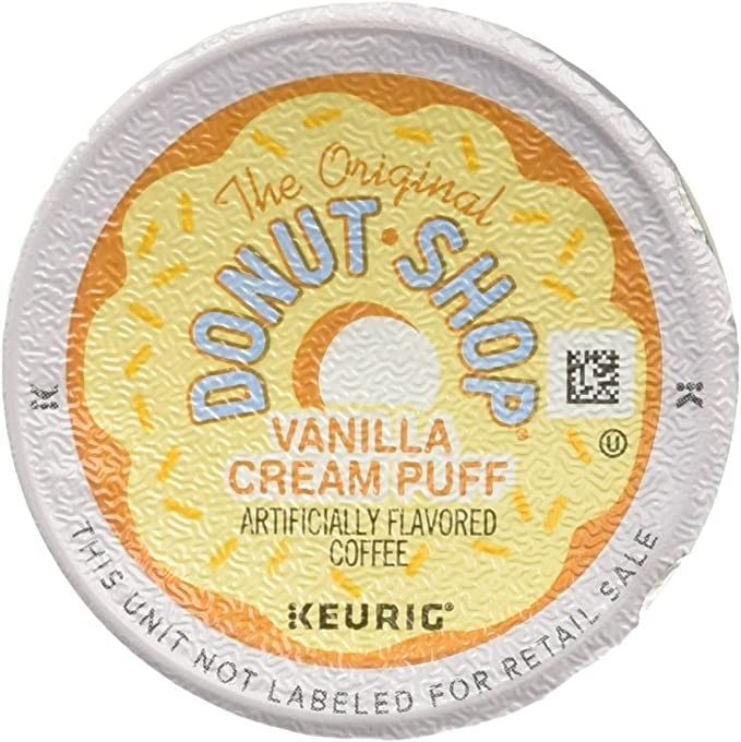 THE ORIGINAL DO Keurig Green Mountain Donut Shop Coffee, Medium Roast, Vanilla Puff, 12 ct